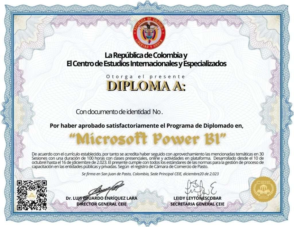 Diplomados Microsoft Power BI – CEIE®